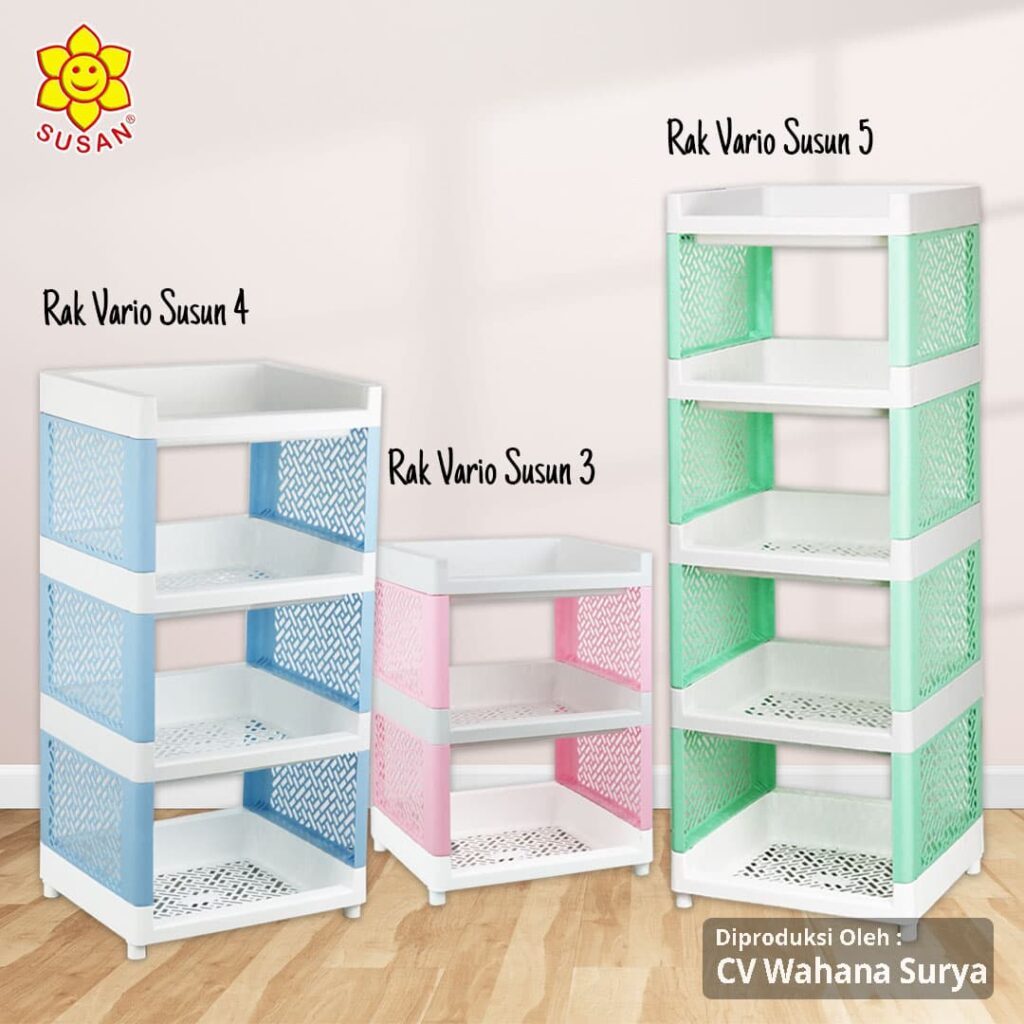 Rak Vario Susun 3 Desain Terbaru | Maxima Furnitures